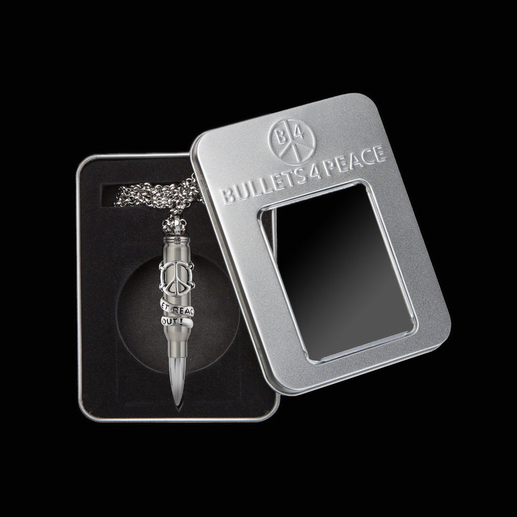 Bullet Jewelry: Pure Let Peace Out - Stainless Tip – Bullets 4 Peace