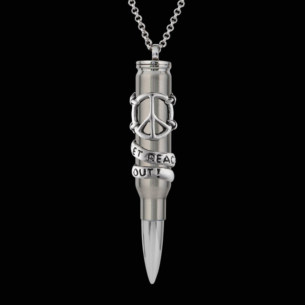 Bullet Jewelry: Pure Let Peace Out - Stainless Tip – Bullets 4 Peace