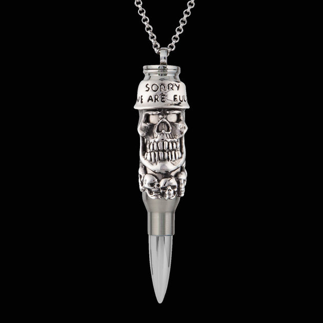 Bullet Jewelry: Pure Skull - Stainless Tip – Bullets 4 Peace