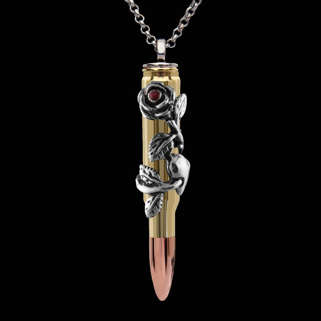 Bullet Jewelry: Signature Sterling Silver Rose & Heart – Bullets 4 Peace