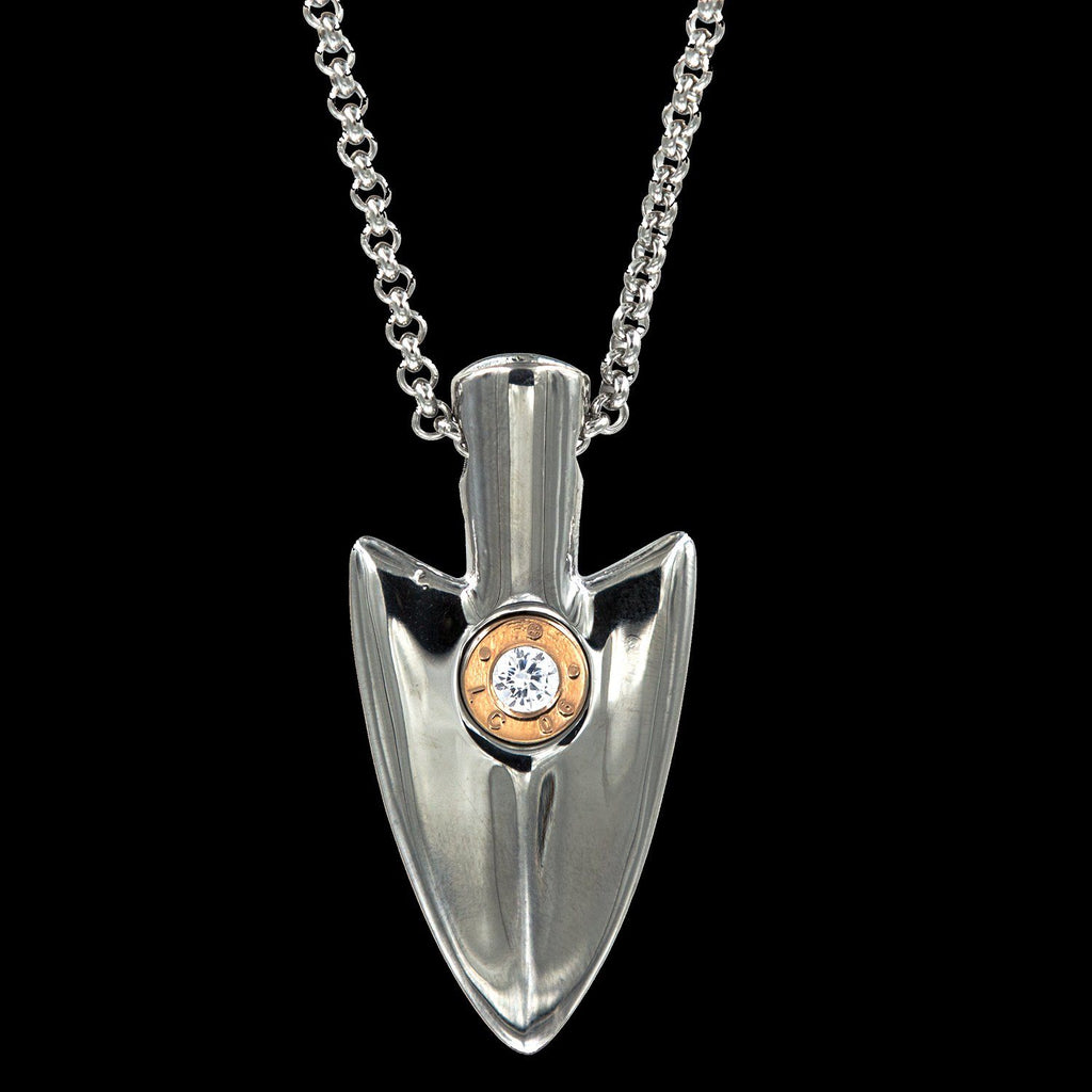 Arrow Pendant: Arrow & Dove - Silver – Bullets 4 Peace